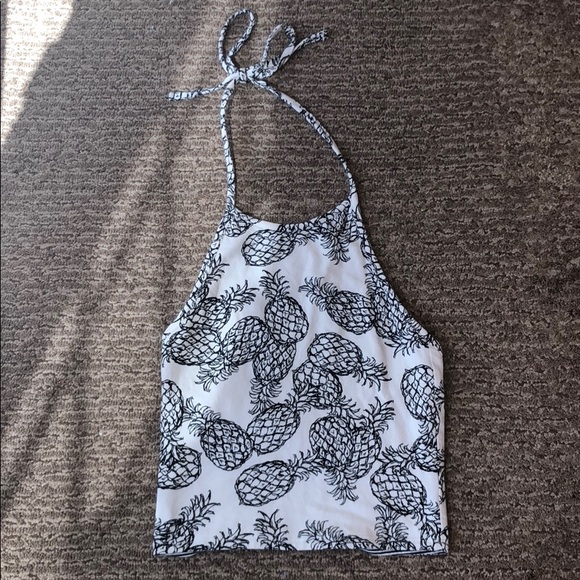 PacSun | Tops | Reversible Cropped Halter Top | Poshmark